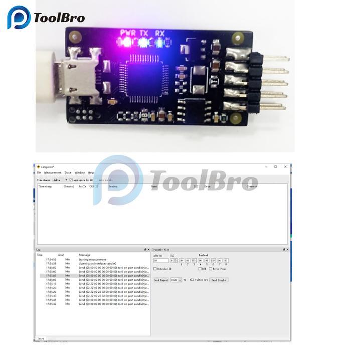 Jual Candlelight Usb To Can Module Can Bus Analyzer Can Debug Adapter ...