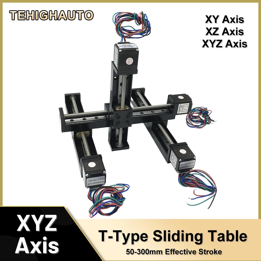 Jual Mini Sliding Table Nema11 28mm Trapezoidal Lead Screw Automatic ...
