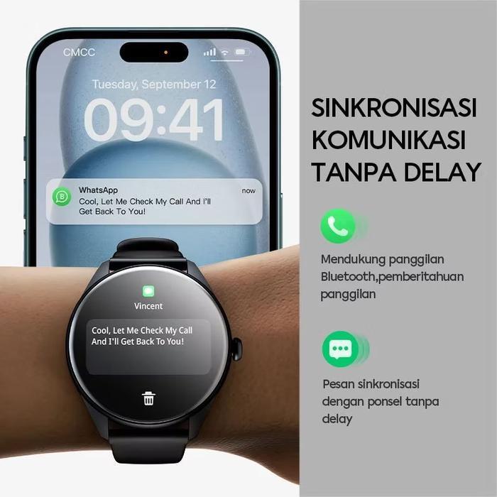Jual VIVAN VWY17 TFT SMARTWATCH JAM TANGAN PINTAR BULAT 100+ SPORTS ...
