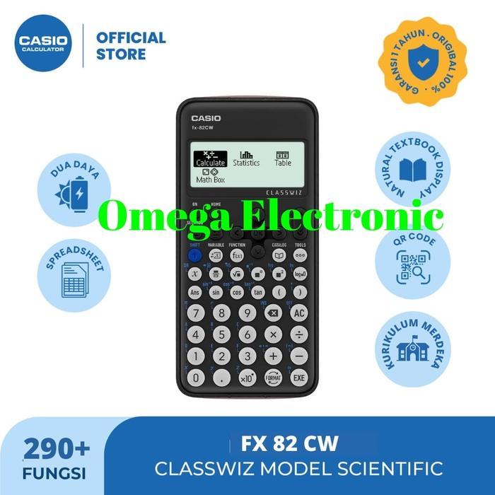 Jual Casio FX 82 CW - Scientific Kalkulator FX-82CW FX 82CW Calculator ...