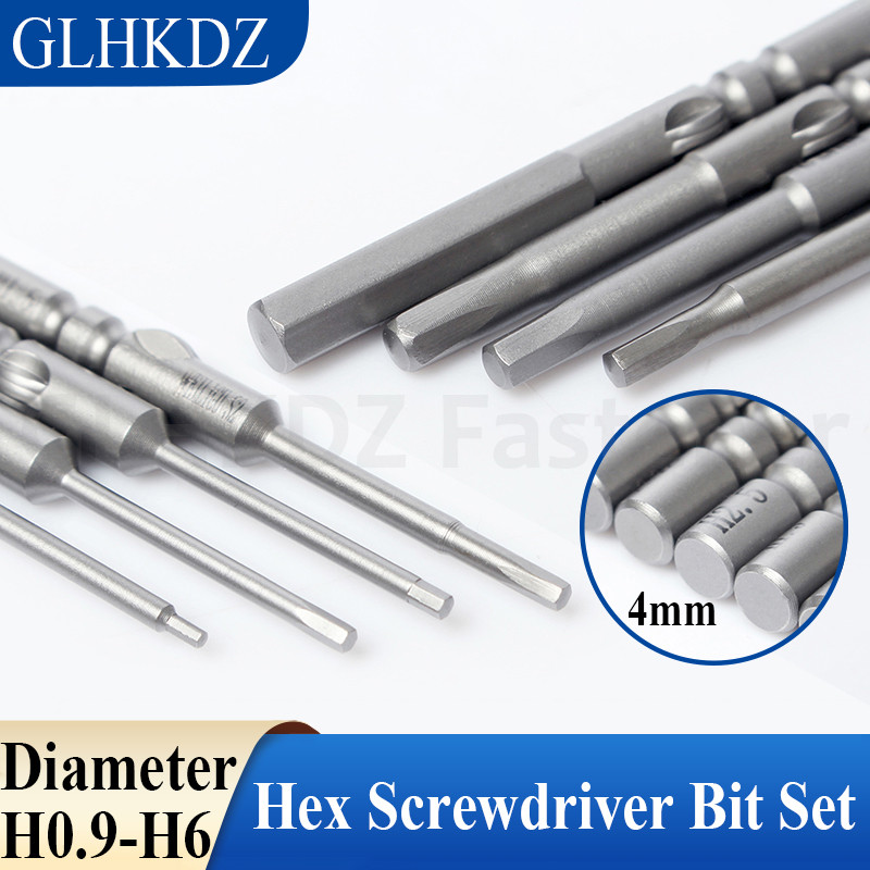 Jual 40-100mm 800 Electric Hex Head Allen Wrench Drill Bit Set 4mm ...