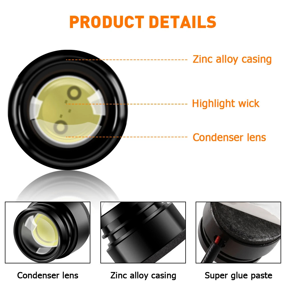 Jual 4 in 1 Car LED Eagle Eye Emergency Warning Strobe Light Wireless ...