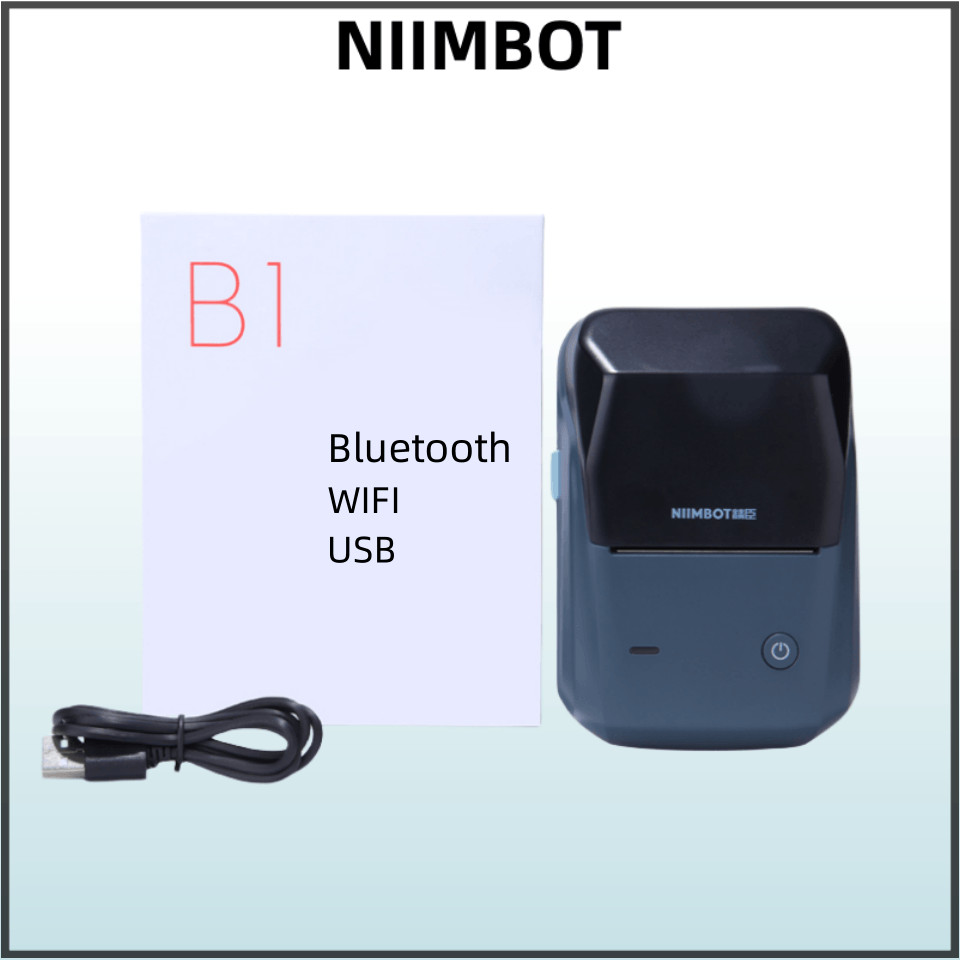 Jual Niimbot B1 Label Printer Portable Handheld Thermal Printer Mini ...