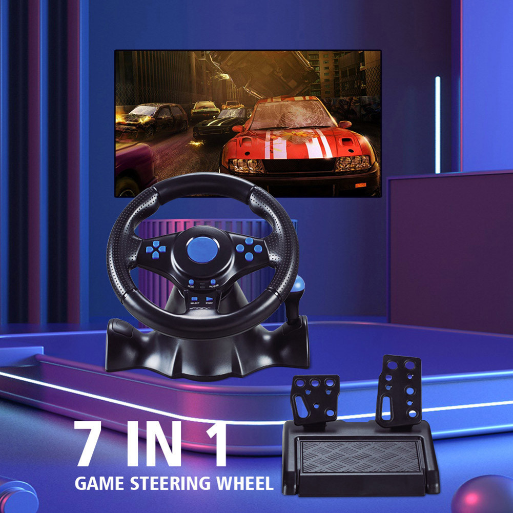 Jual Computer USB Car Steering-Wheel Vibration Controller Game Racing ...