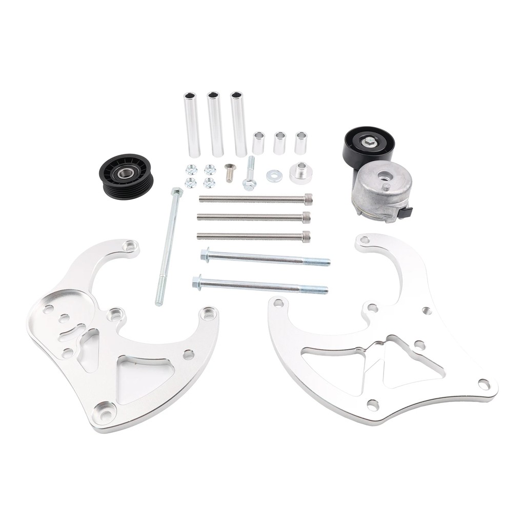 Jual Billet Aluminum A/C Air Conditioner Compressor Bracket Kit For ...