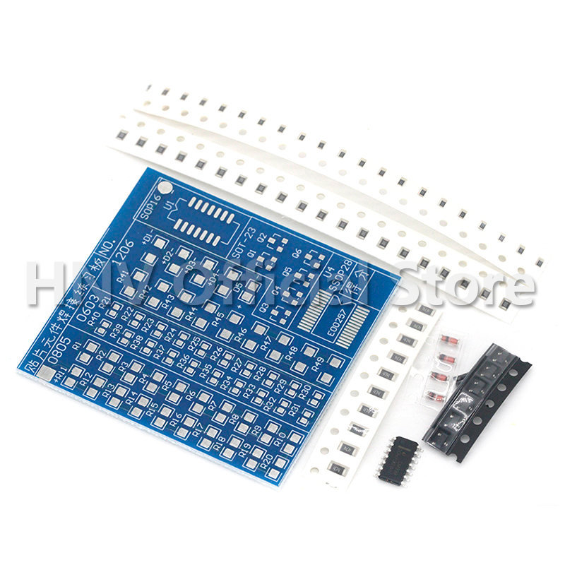 Jual 1pcs SMD Soldering Plate Component Weld Welding Practice SMT PCB ...