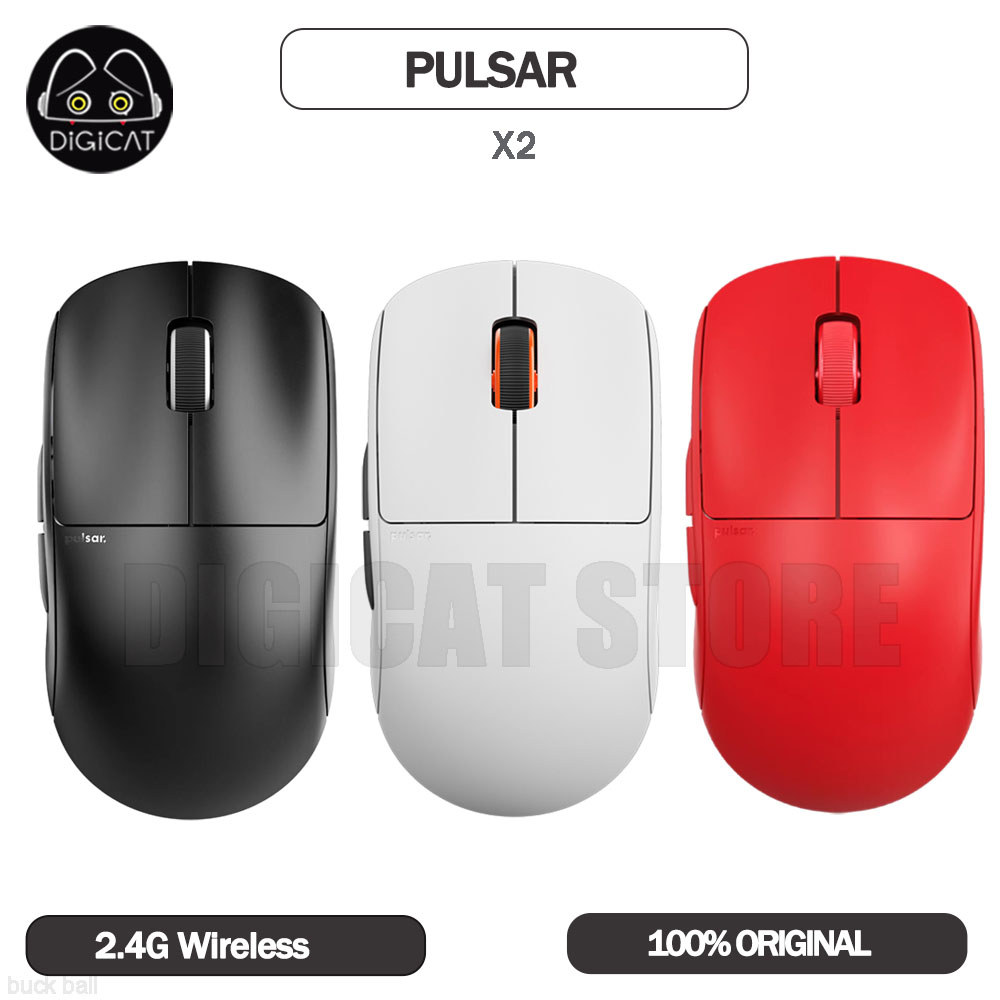 Jual Pulsar X2 Gamer Mouse 2 Mode USB 2.4G Wireless Mouse Lightweight ...
