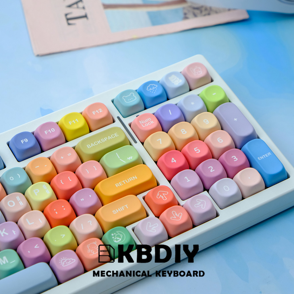 Jual KBDiy KOA Profile Gummy Bears Keycap PBT Custom Korean Keycaps for ...