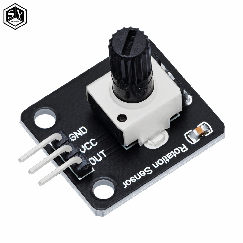 Jual 360 Degrees Rotary Encoder Module Rotary Potentiometer Analog Knob ...