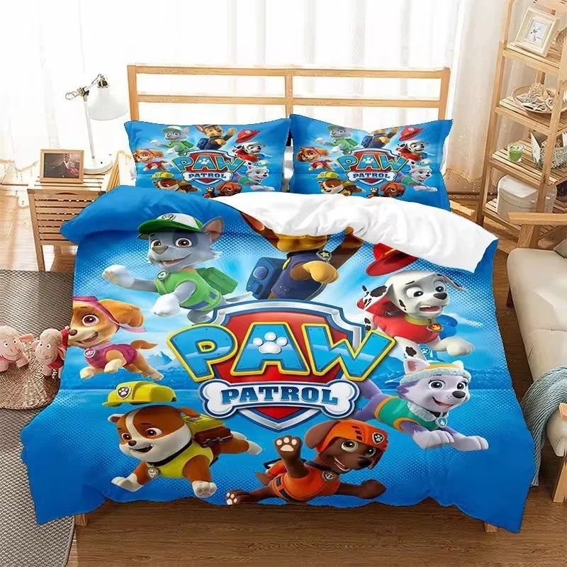 Jual Paw Patrol Anime Figure Patrol Canine Quilt Cover Cartoon ...