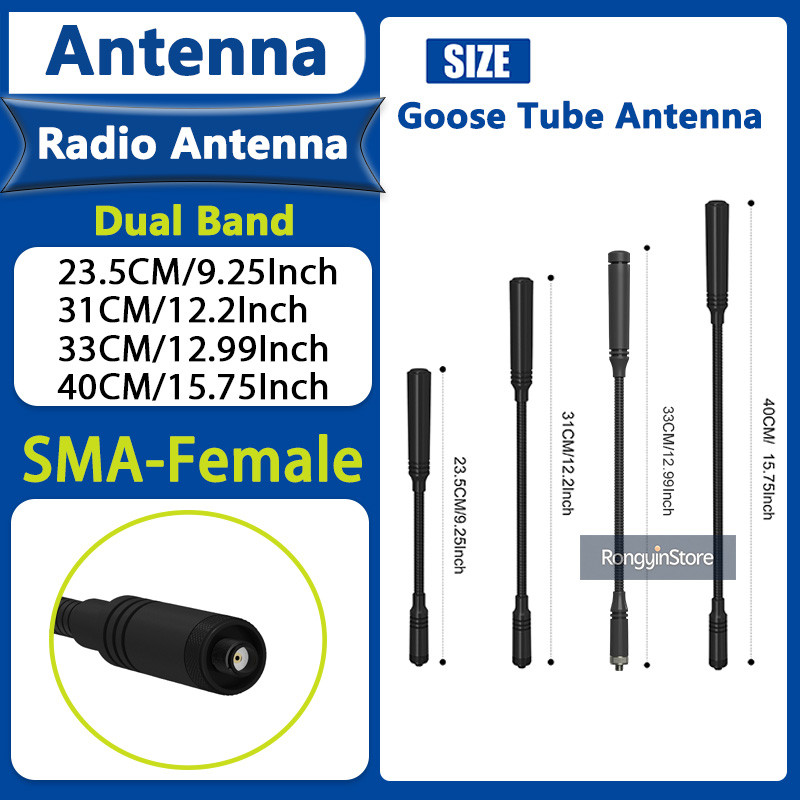 Jual Goose Tube Antenna Baofeng Radio Uv-25M Gooseneck Tactical Antenna ...