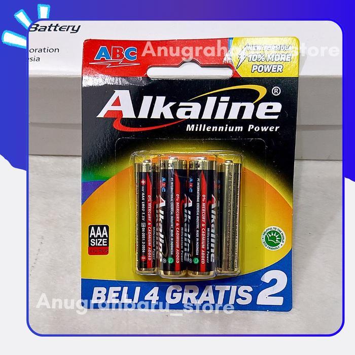Jual a14c- Baterai Batere Baterry Abc Alkaline Aa & Aaa | Shopee Indonesia