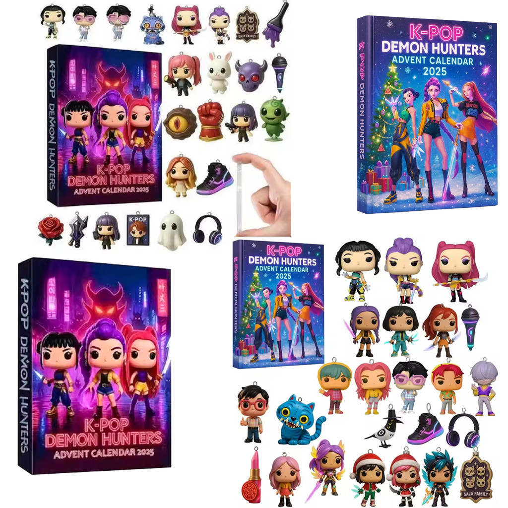 Jual 2025 Kpop Demon Hunters Advent Calendar Countdown Calendars Model ...