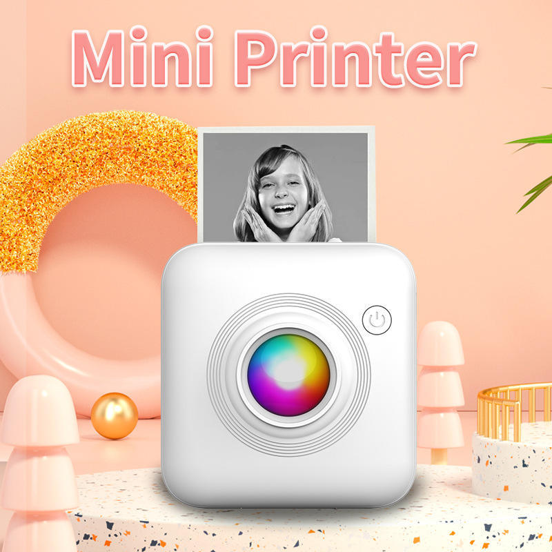 Jual Smart HD mini printer small household classification label sticky ...