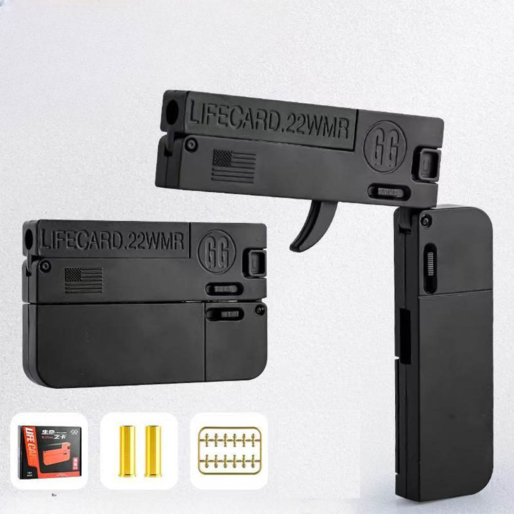 Jual Life Card Toy Gun Mini Gun Toy For Boy Little Gun Look Real Age 8 ...