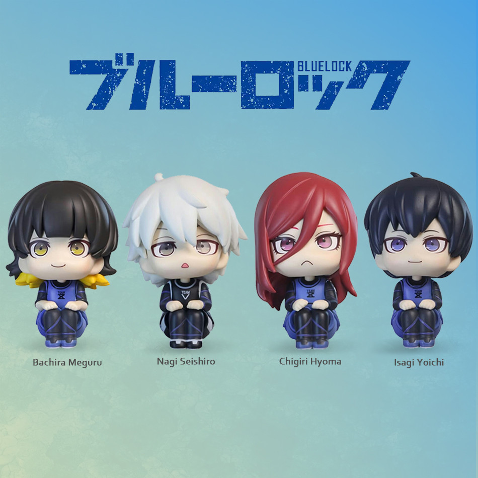 Jual 10Cm Q Version Blue Lock Anime Figure Sagi Yoichi Chigiri Hyoma ...