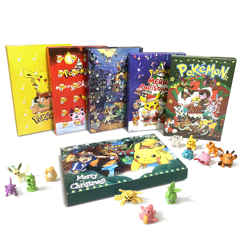 Jual Pokemon Advent Calendar Box Random Pikachu Charizard Anime S El ...