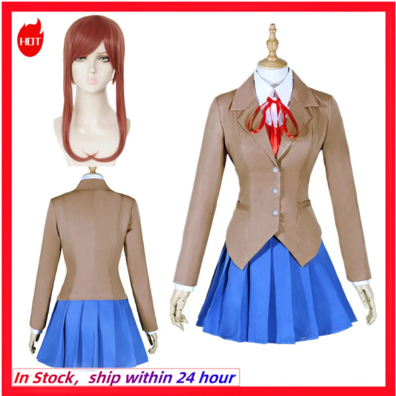 Jual Game Doki Doki Literature Club Monika Cosplay Sayori Yuri Natsuki ...