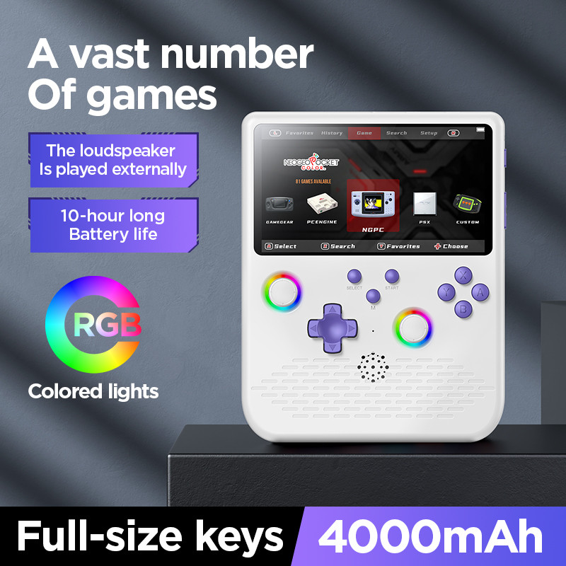Jual Portable Retro Gaming Console H5 Handheld Game Player 5 Screen 64G ...