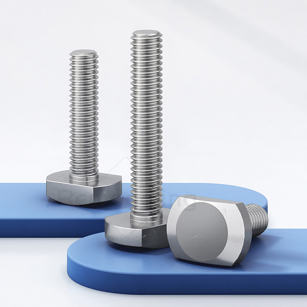 Jual M5 M6 M8 M10 M12 Bolts for T-Slot GB37 304 Stainless Steel T Shape T Hammer Head Bolt ...