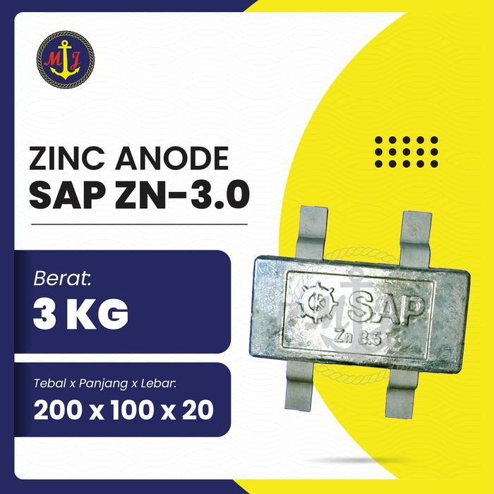 Jual ZINC ANODE SAP ZN-3.0 // Mjmarine | Shopee Indonesia
