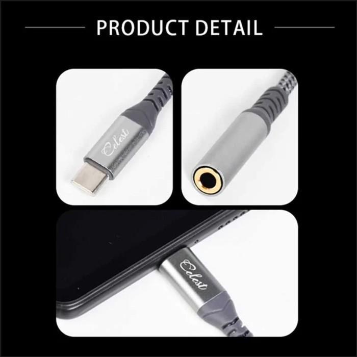 Jual ivfo- Kinera Celest Ruyi Usb Type C To 3.5Mm / Lightning To 3.5Mm ...