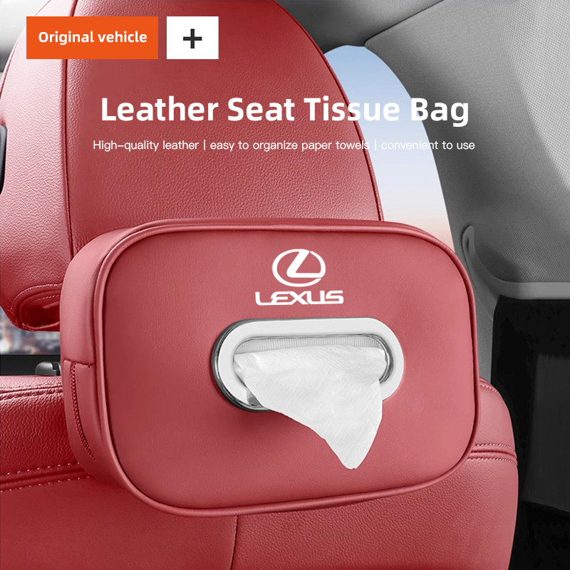 Jual Car Tissue Box Leather Tissue Storage Bag For Lexus RX330 IS250 ...