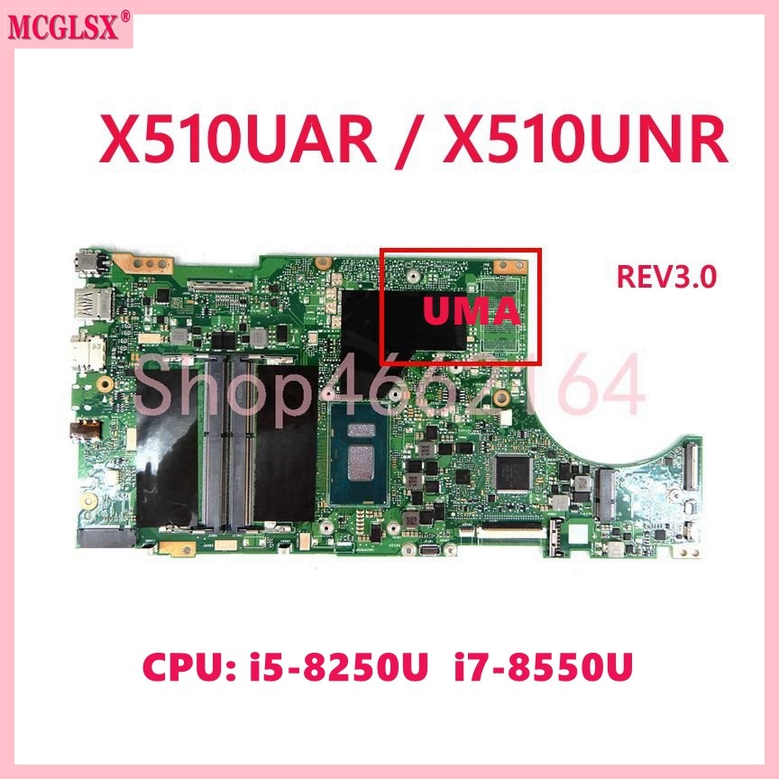 Jual X510UNR Mainboard For ASUS X510UNR X510URR X510UN X510UA X510UAO ...