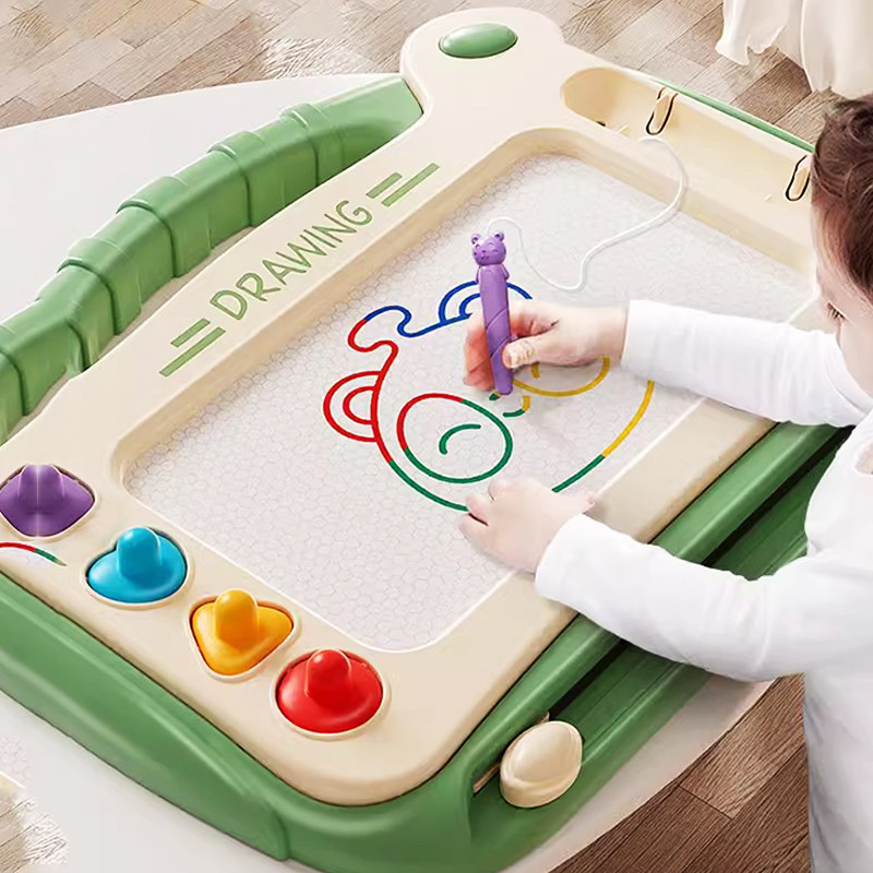 Jual Children Cartoon Drawing Board Baby Puzzle Magnetic Writing Board ...