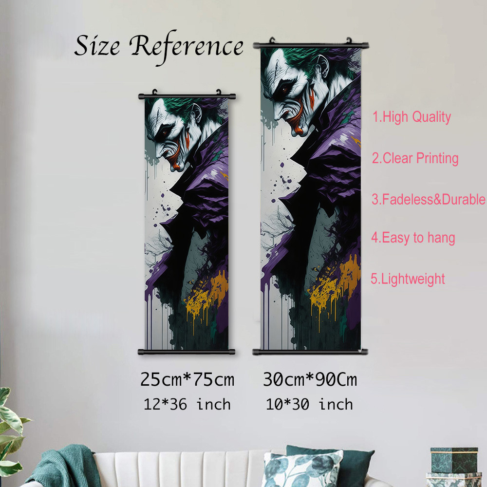 Jual DC Justice League Batman Joker movie Poster Wall Artwork Canvas ...