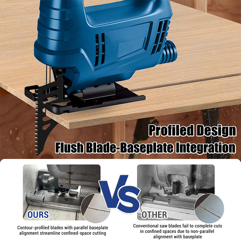 Jual 1/3/5PCS Jigsaw Blade Extra Long Heavy Duty Scroll Saw Blades T ...