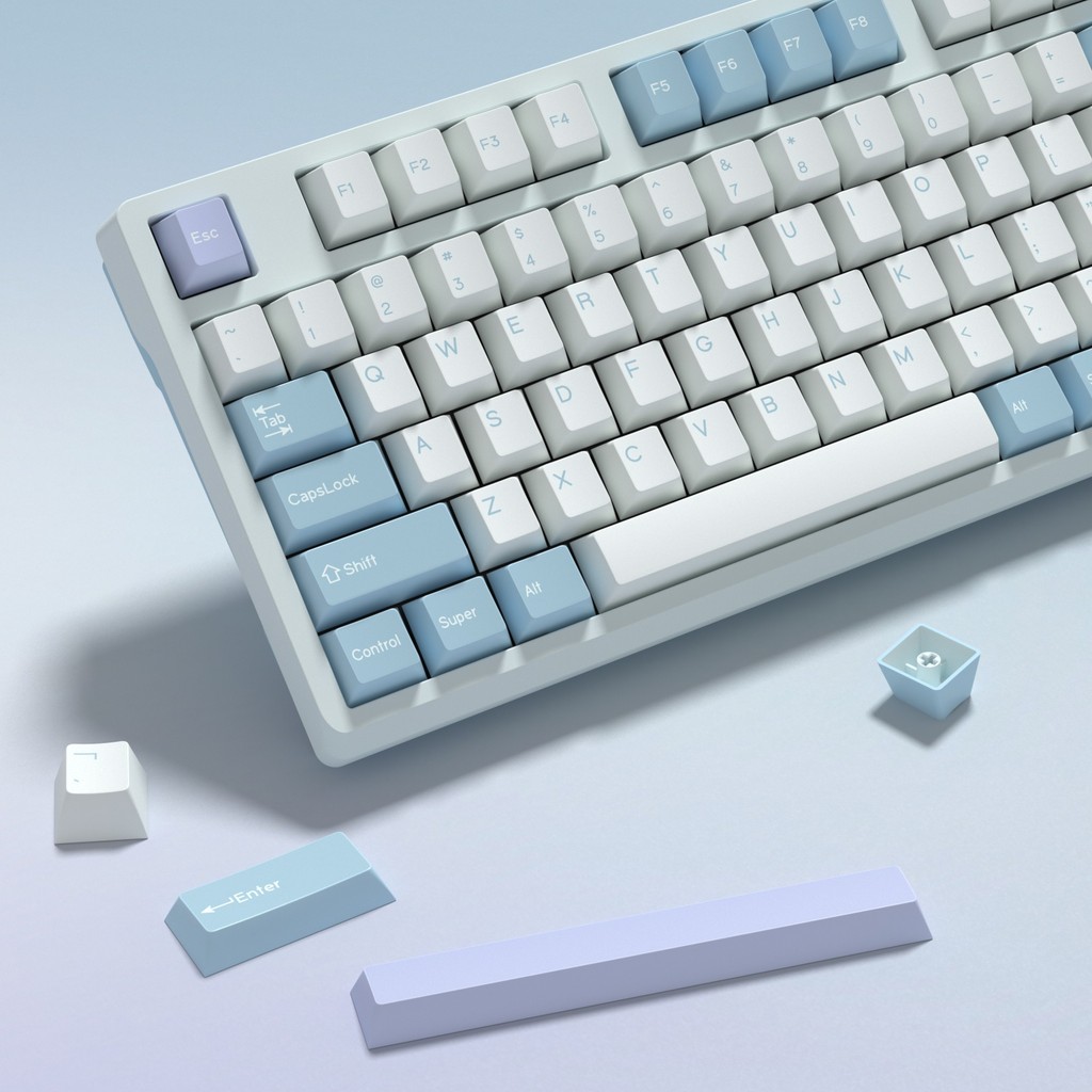 Jual KBDiy GMK Illusion Keycap Cherry Profile Double Shot PBT ISO ...