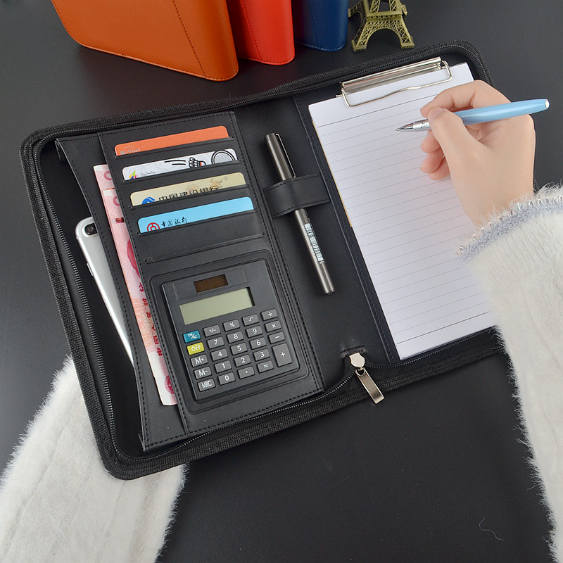 Jual zipper A5 notebook planner sketch composition book zipped office ...