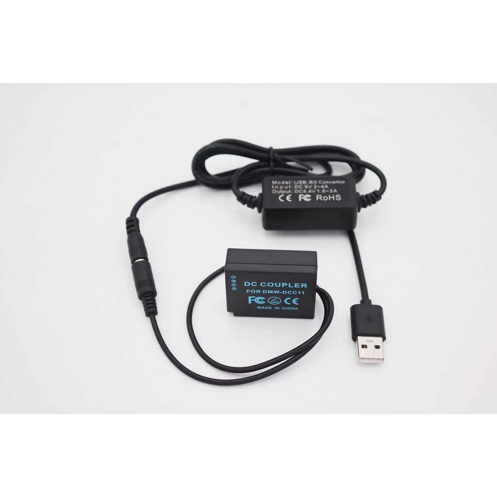 Jual 5V Usb Convertor + Dmw Dcc11 Dc Coupler Dmw-Blg10 Ble9 Dummy Battery For Panasonic Lumix ...