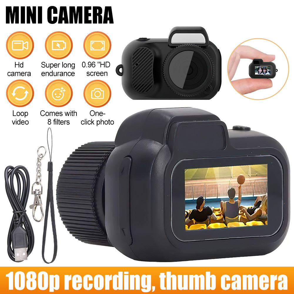 Jual Mini Keychain Camera 0.96in Screen Ultra Small Camcorder 1080P ...