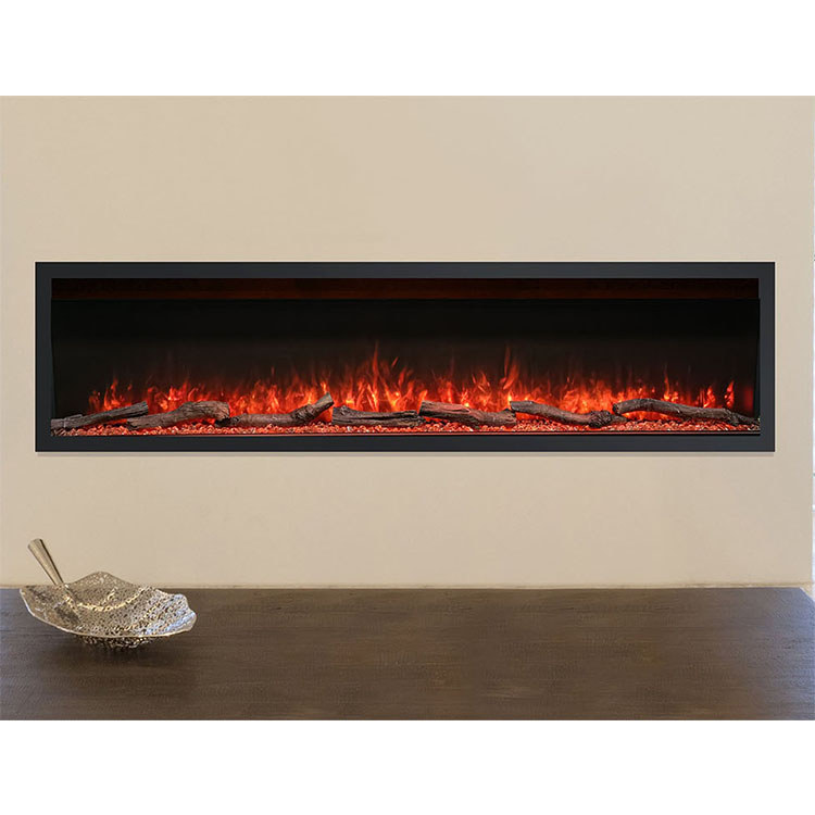 Jual Wall Mounted Fireplaces Flush Insert Into Wall LED Electric ...