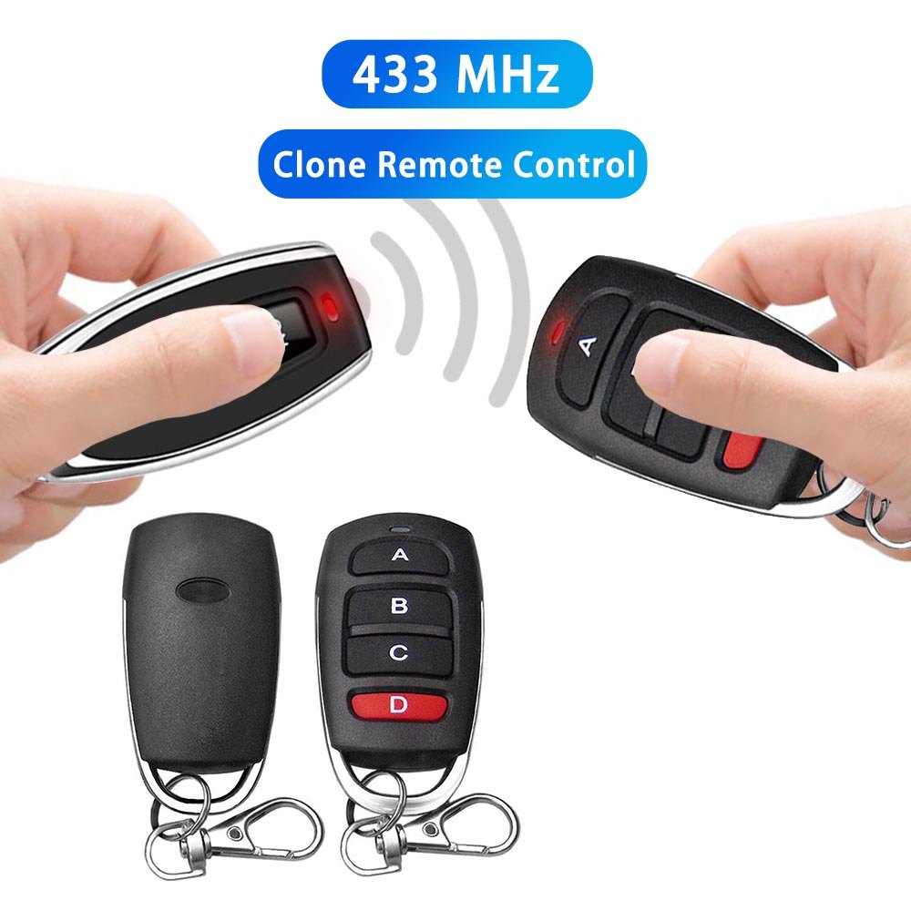 Jual Rf Remote Control Key 433Mhz Transmitter Cloning Duplicated Copy ...