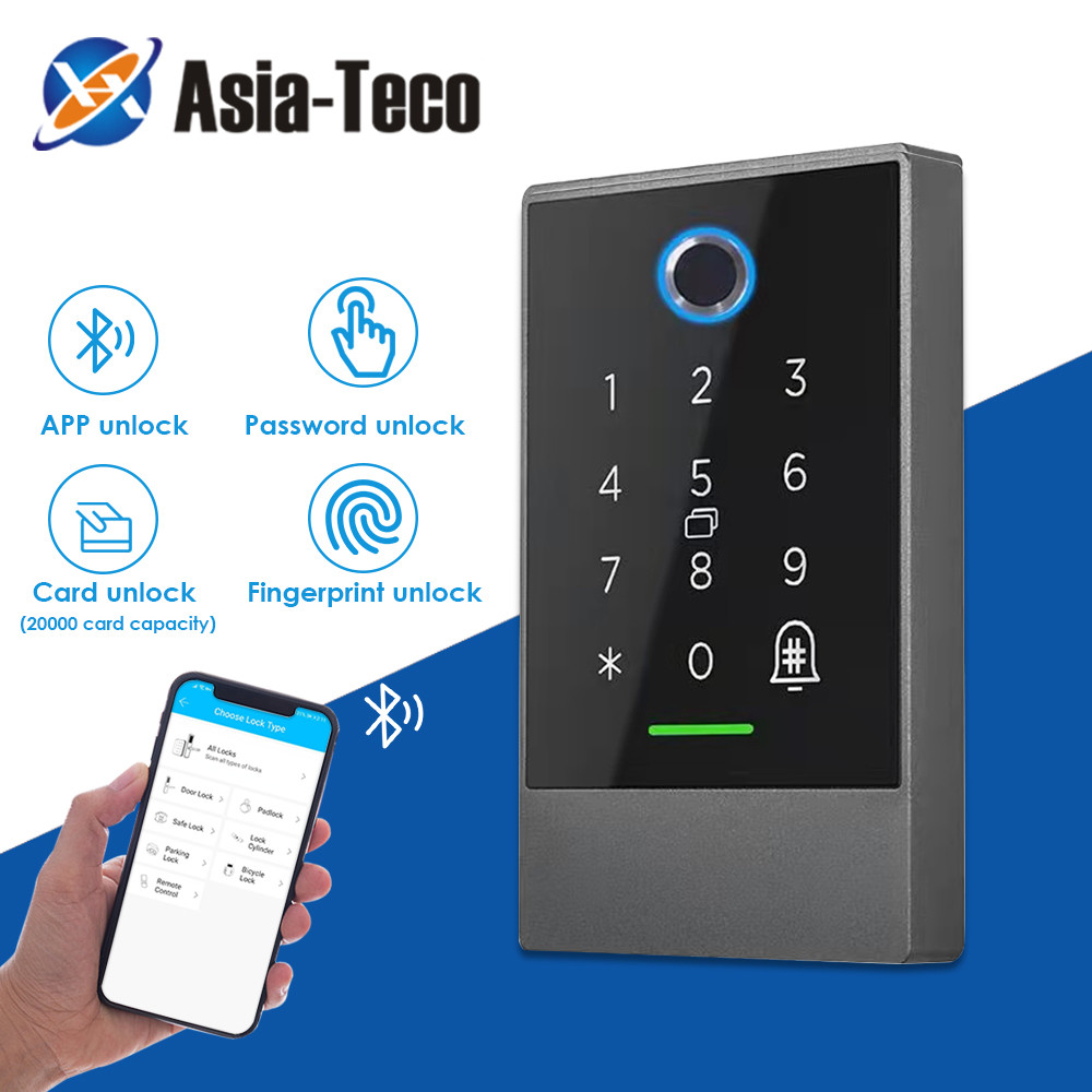 Jual K2F Waterproof 13.56Mhz Access Control Keypad Fingerprint Door ...