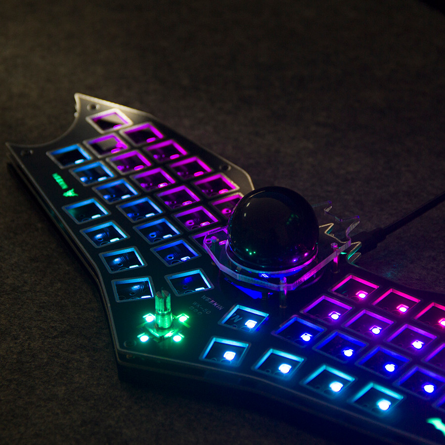 Jual Keyboard new 50 key Bat Designer Keyboard Trackball Mouse ...