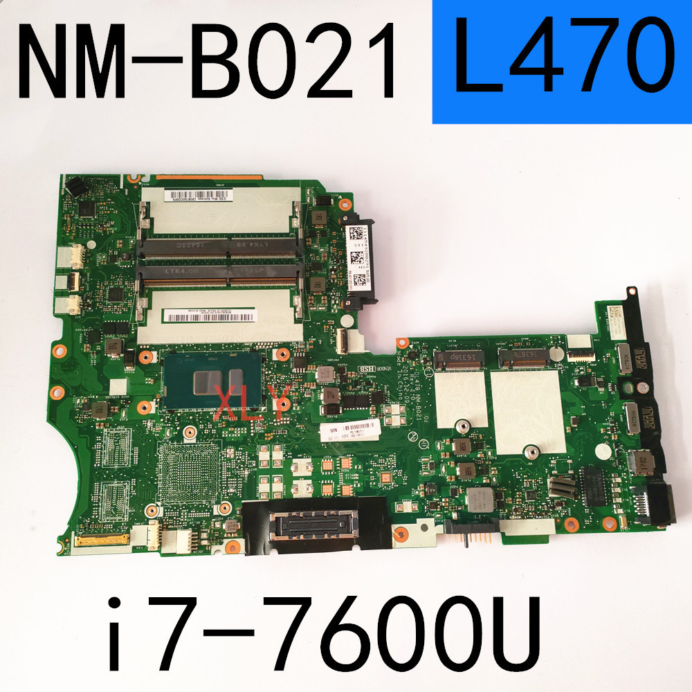 Jual For Lenovo Thinkpad L470 Laptop Motherboard DL470 NM-B021 I7-7600u ...