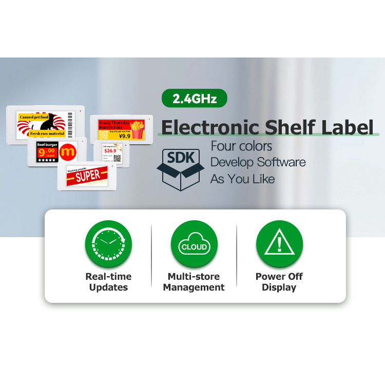 Jual Supermarket Digital Price Label E-Ink Price Tag 2.13/2.9 Demo Kit ...