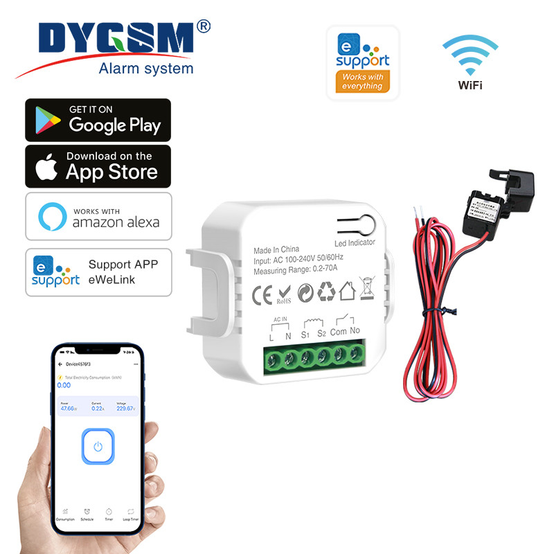 Jual Ewelink Smart WiFi Energy Meter Bidirection 1Way Interruptor ...