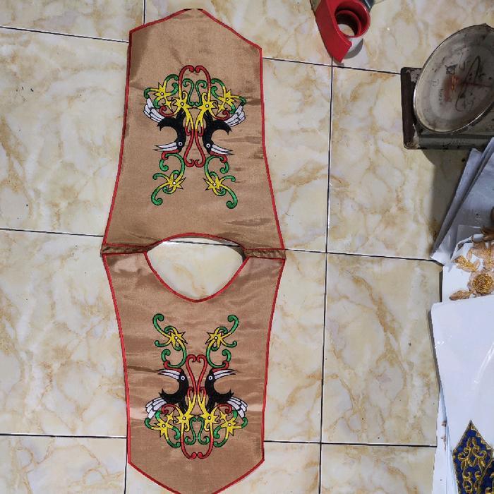 Jual jq41- Renda Bordir Aksesoris Baju Adat Tari Kostum Dayak Pria ...