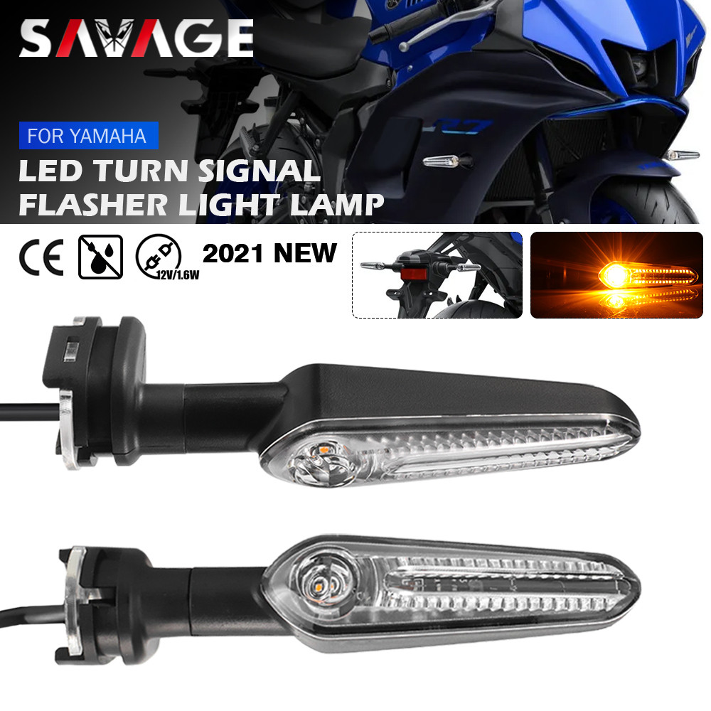 Jual LED Turn Signal Light For YAMAHA MT07 Tenere 700 XJ6 FZ6 MT09 ...