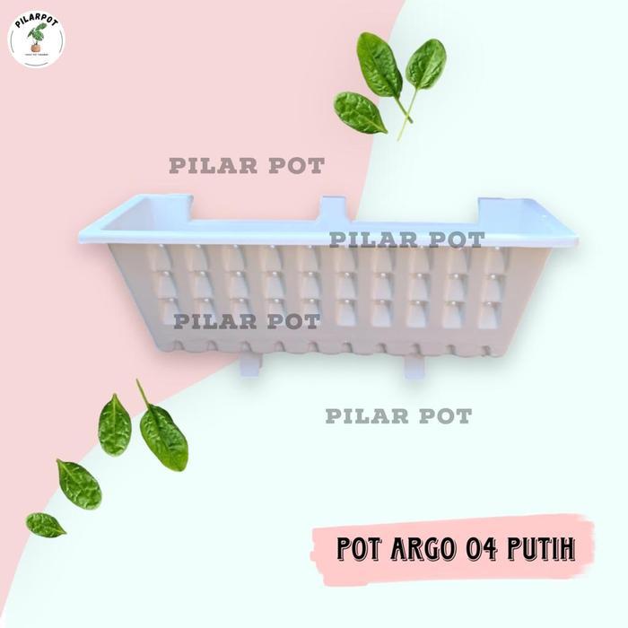 Jual New pot tempel atau argo warna PUTIH (panjang 34cm) | Shopee Indonesia