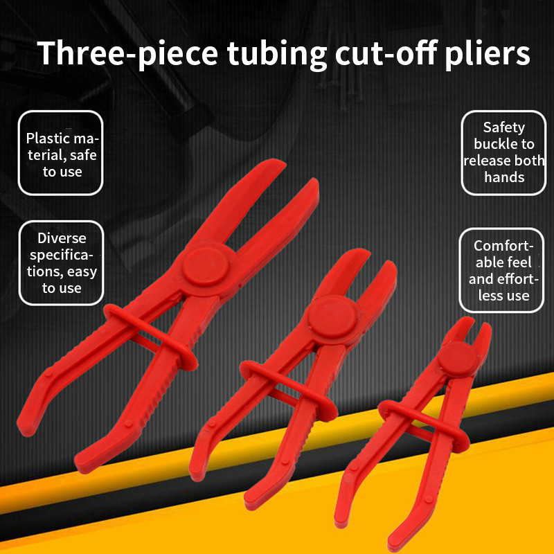 Jual 3Pcs/Set Plastic Hands Free Plier Adjustable Hose Clamp sealing ...