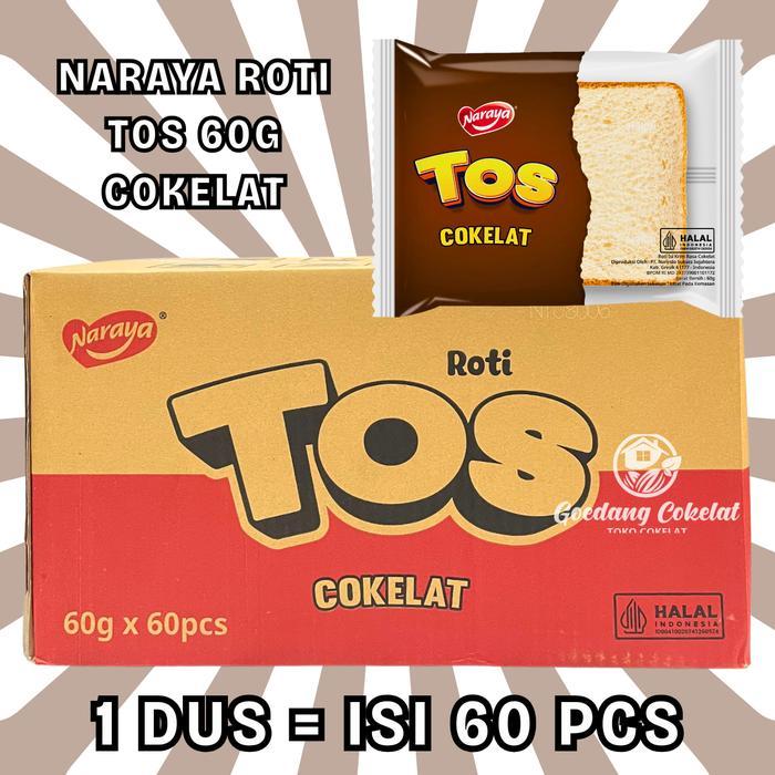 Jual NARAYA ROTI TOS Roti Panggang Viral Rasa Coklat, Keju, Pandan ...