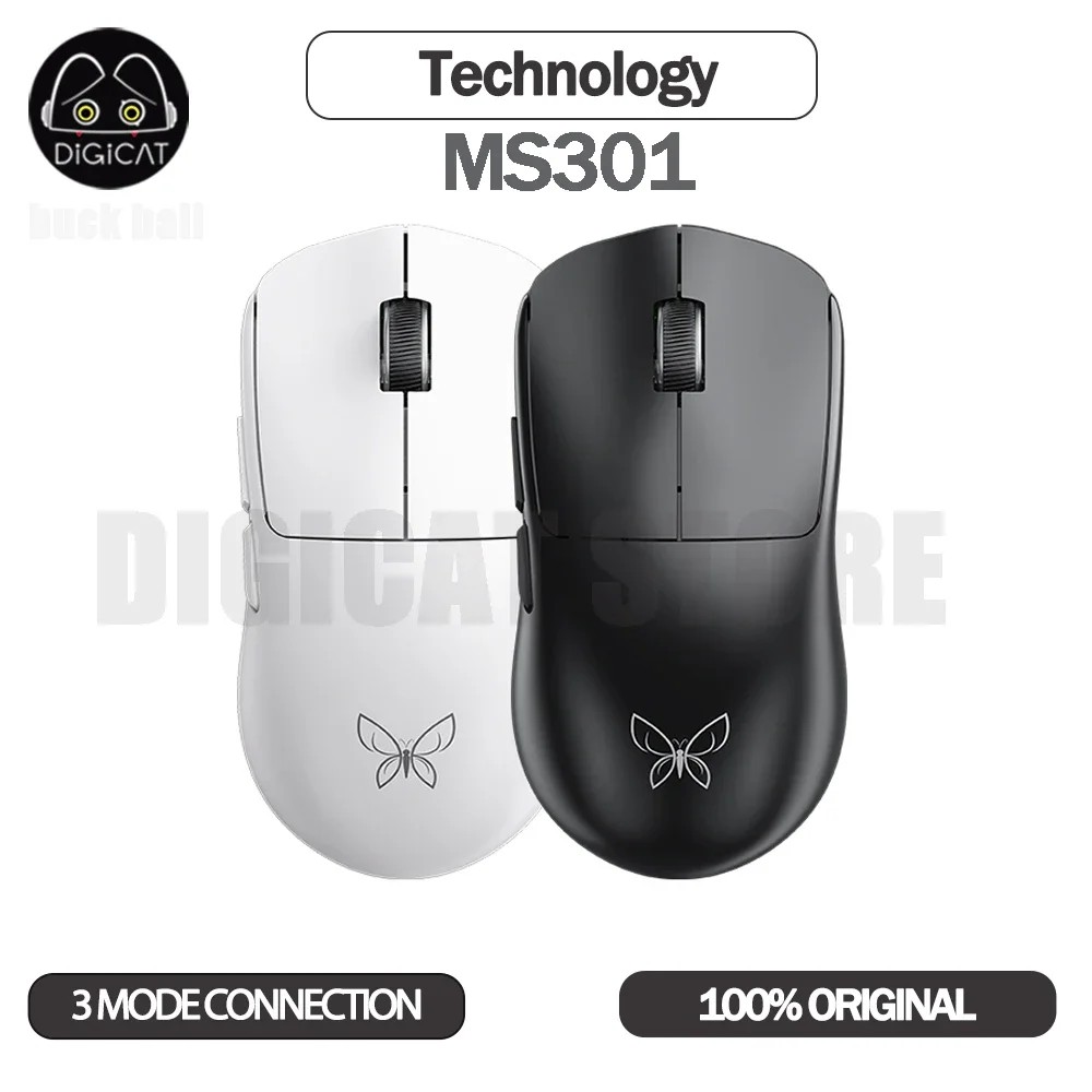 Jual Xinmeng MS301 Butterfly Gamer Mouse 3 Mode USB/2.4G/Bluetooth ...