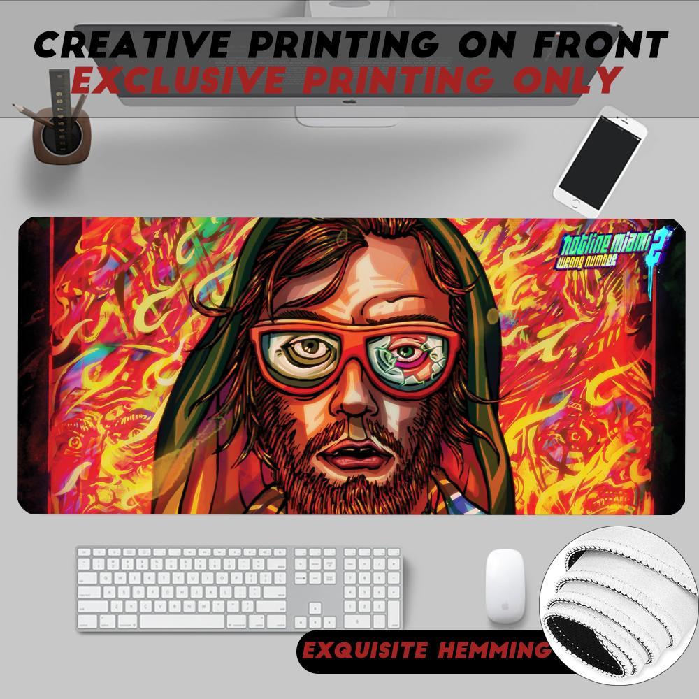 Jual Shooting Video Game Mouse Pad Non-Slip Rubber Edge locking ...