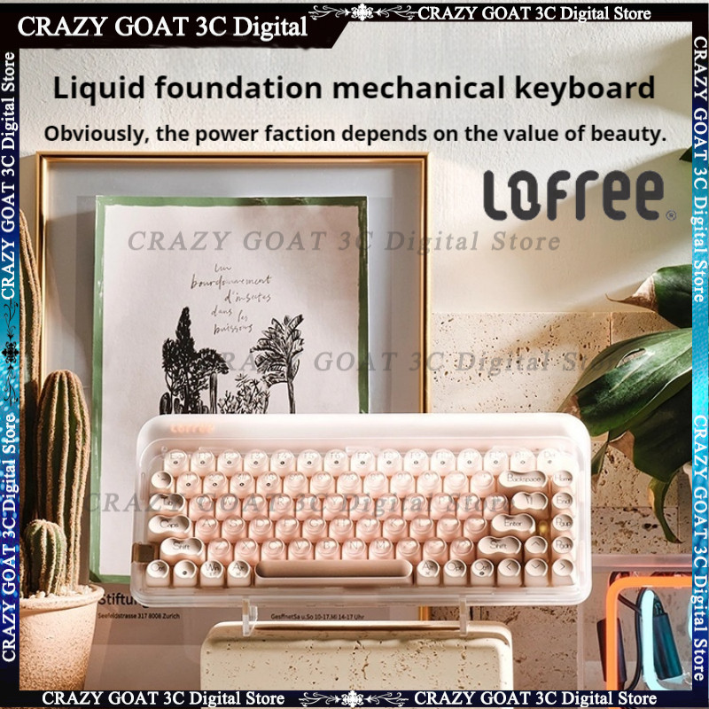 Jual LOFREE DOT "Foundation" Mechanical Keyboard Wireless Bluetooth Tri ...